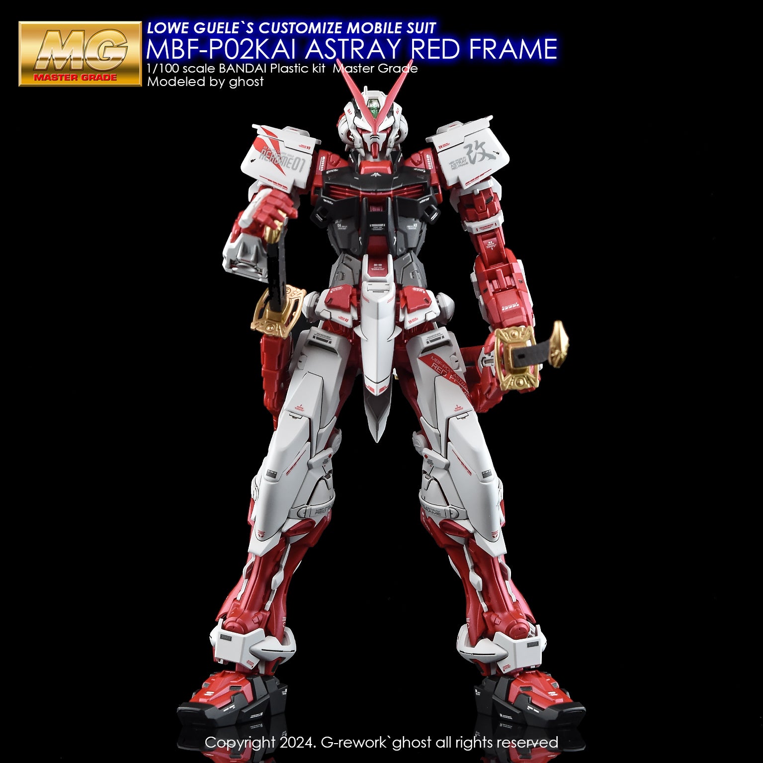 G-REWORK DECALS [MG] ASTRAY RED FRAME Kai – Hobby Kitz