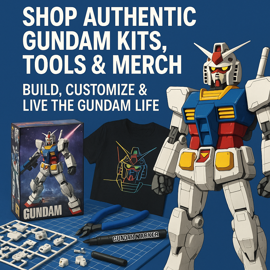 Shop Authentic Gundam Kits, Tools & Merch - Build, Customize & – Hobby Kitz