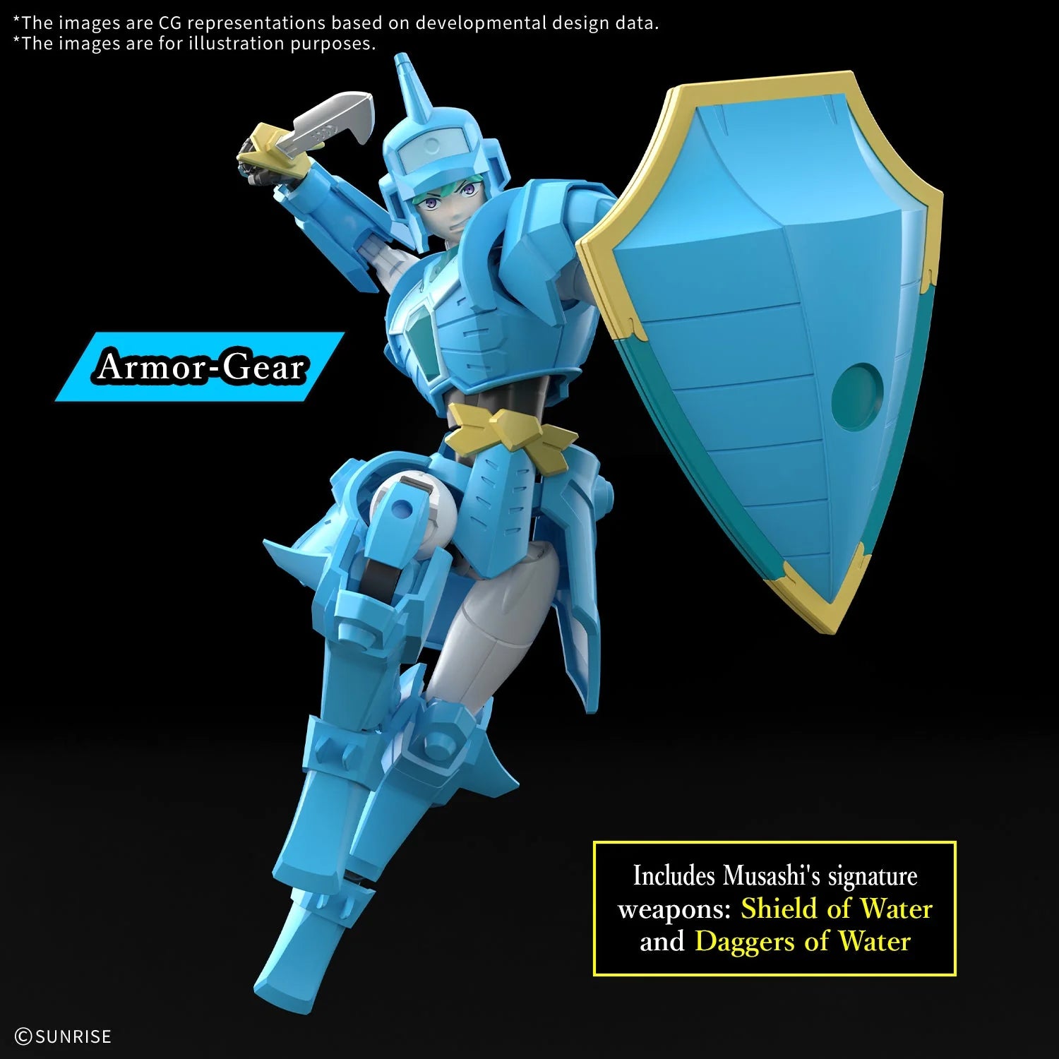 [Pre-Order] 30MF Yoroi-Shinden Samurai Troopers Musashi of the Water ...