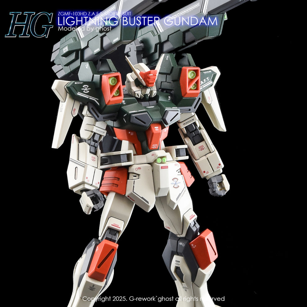 [G-REWORK DECALS] [HG] [SEED] LIGHTING BUSTER GUNDAM – Hobby Kitz