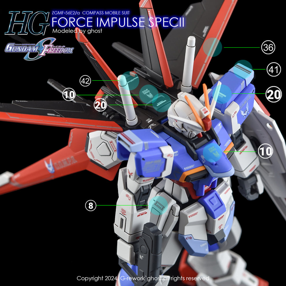 G-rework Decals [HG] [SEED] FORCE IMPULSE GUNDAM – Hobby Kitz