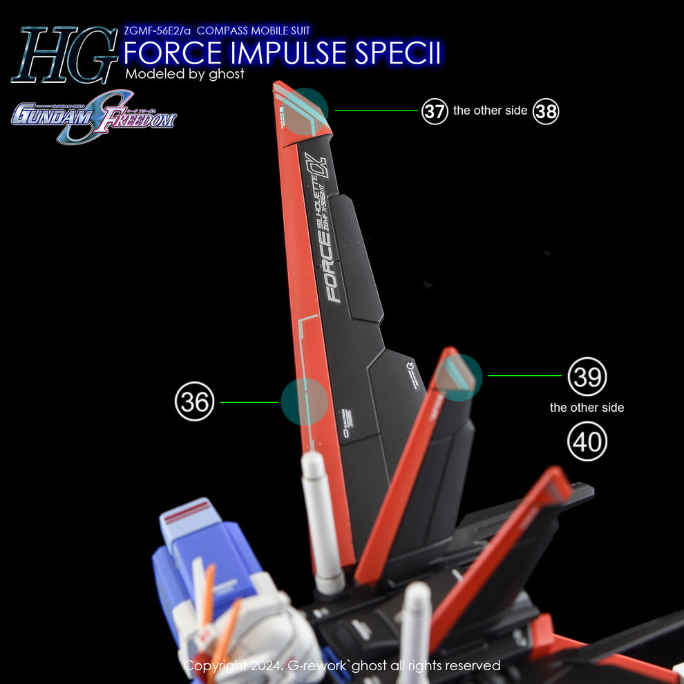 G-rework Decals [HG] [SEED] FORCE IMPULSE GUNDAM – Hobby Kitz
