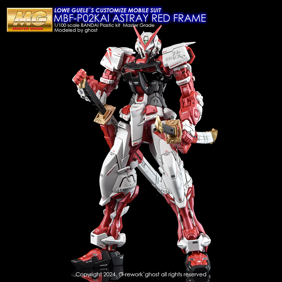 G-REWORK DECALS [MG] ASTRAY RED FRAME Kai – Hobby Kitz