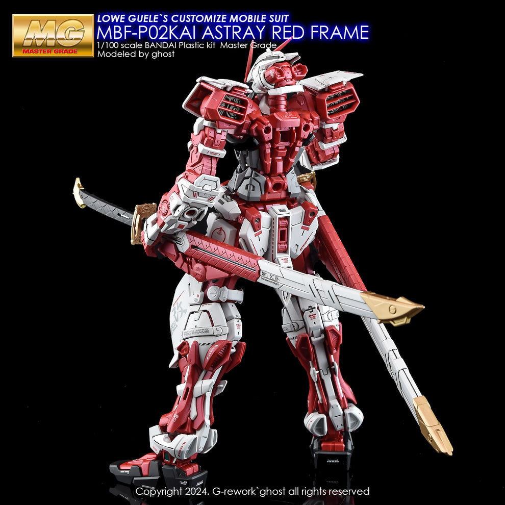 G-REWORK DECALS [MG] ASTRAY RED FRAME Kai – Hobby Kitz