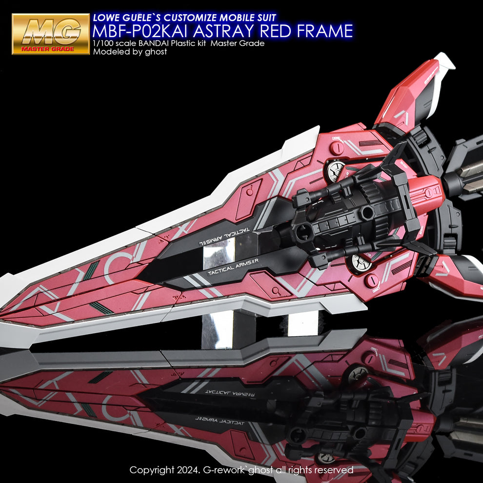 G-REWORK DECALS [MG] ASTRAY RED FRAME Kai – Hobby Kitz